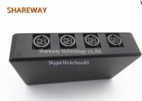 China 108 * 66 * 26mm PoE RJ45 Connector 214840REVA Black Color With RoHS for sale