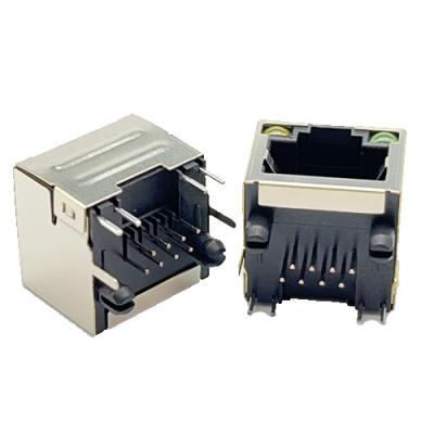 China 8P8C PoE+ Lan RJ45 Jack Tab Vertical For IoT Applications 74984104401 for sale