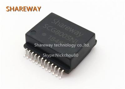 China Low Common Mode Ethernet Isolation Module Magntics 10G1SB01 10G BASE -T 4 Core for sale