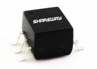 China Common Mode Toroidal Power Choke Coil Inductor High Frequency With Base for sale