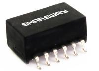 China SMD PoE Lan Transformer H1197NL Dual Port AC 1500V RMS For IP Phone for sale