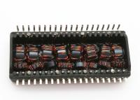China Surface Mount Quad Port Ethernet Magnetic Transformers MOX-LAN-QP4B-1140 10/100/1000 BASE-T for sale