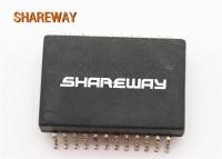 China Four Rows 24 Pin Voltage Isolation Lan Transformer G2401DG NIC/HUB Application for sale
