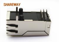 China Magnetic RJ45 Modular Jack 12 Pins 100 Base -T JXK0-0125NL POE/POE+ Application for sale