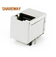China Vertical RJ45 Modular Jack Shielded JXD3-0001NL For 10/100 Base -TX Auto MDIX for sale
