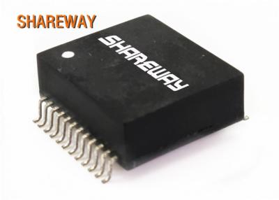 China 24 Pins 10G Base T Surface Mount Transformer 120uH Inductance M2405CG 15.0x13.6x6.6mm for sale