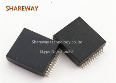China Durable Surface Mount Transformer G24142CE 10/100/1000 Base T SMD LAN Filter Module for sale