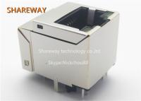 China 180 Degree Single Port PoE RJ45 Connector Modular Jack DR-MAG-1840417 Long Lifespan for sale