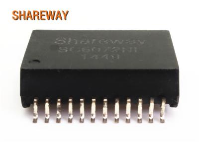 China Quad Port 1000 BASE -T Ethernet Electrical Transformer X5585999U7-F 350uH Inductance for sale