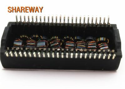 China Multiple Port Lan Ethernet Magnetic Transformers RoHS 100/1000 Base -T X5585999BQ-F for sale