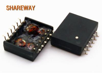 China 4 Core Power Over Ethernet Transformer , SMD Lan Telecom Transformer S558-10GB02V for sale