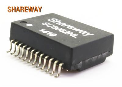 China Lan Power Ethernet Magnetic Transformers G7201DG 100/1000 Base T Through Hole Type for sale