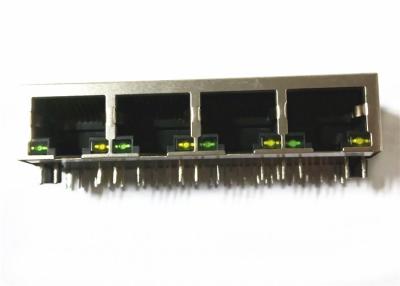 China 7499031120A 10 / 100BASE-T RJ45 Connector With Integrated Transformer Common Mode Choke for sale