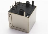 China Shareway 10/100M Vertical RJ45 Ethernet Connector Single ARJC07-111071A for sale