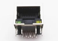 China 615008185121 RJ45 Modular Jack Tab Up Horizontal Shielded Low Profile with LED 8P8C for sale