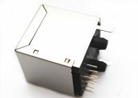 China Vertical Tab THT RJ45 Modular Jack Lan Transformer 74990101210 for sale
