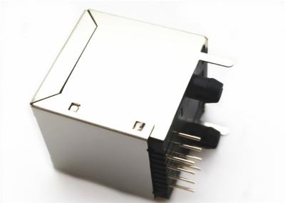 China Vertical Tab THT RJ45 Modular Jack Lan Transformer 74990101210 for sale