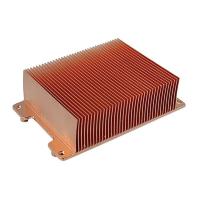 China OEM Skived Fin Heat Sink Passivation Copper CPU Heatsink Customized for sale