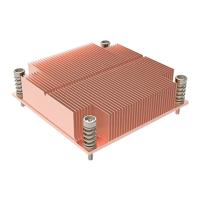 China OEM Skived Fin Heat Sink Passivation Copper CPU Heatsink Customized for sale