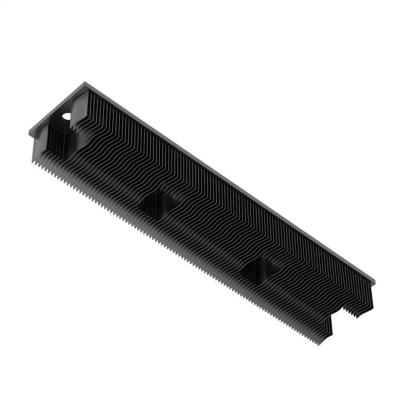 China Skived Fin Large Aluminum Radiator Customized For LED Inverters UPS for sale