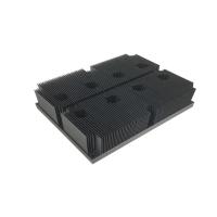 China Aluminum Skiving And CNC Machining Heatsink With Black Anodizing for sale