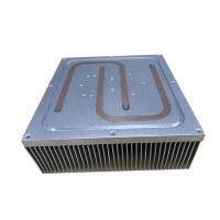 China Aluminum Alloy Skived Fin Radiator Anodizing Wash Surface finish With Heat Pipes for sale
