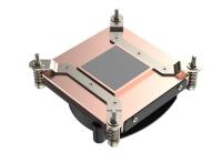 China 1U Server Radiator Copper Skived Fin CPU Radiator Aluminum Alloy LGA1700 for sale