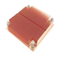 China Skived Fin Copper Radiator Passivation Anodizing With CNC Machining for sale