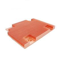 China Custom GPU Copper Heatsink High Density Skived Fin For IGBT LED for sale