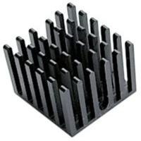 China Black Anodized Radiator Extruded Aluminum Radiator For Electronics for sale