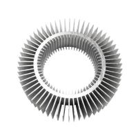China Aluminium Extrusion Heatsink Round Radiator Customized For LED for sale