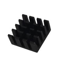 China Aluminum Extruded VRM Radiator Heat Sink Black Anodized ISO Certified for sale