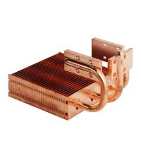 China Customized Copper Plate Heat Sink Zipper Fin Radiator With Heat Pipe for sale