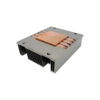 China Customized Zipper Fin Heat Sink Copper Plate Aluminum Fins for sale