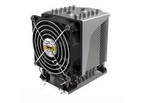 China Aluminum Plate Fin Heat Sink High Volume Output With Heat Pipe for sale