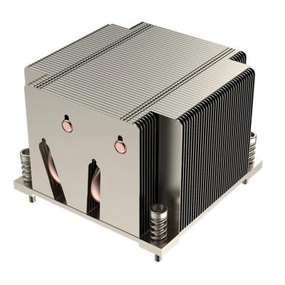 China Aluminum Plate Fin Heat Sink High Volume Output With Heat Pipe for sale