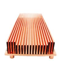 China CU1100 Folded Fin Heat Sink / Custom Copper Heatsink ISO9000 RoHS Approved for sale