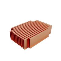 China CU1100 Folded Fin Heat Sink / Custom Copper Heatsink ISO9000 RoHS Approved for sale