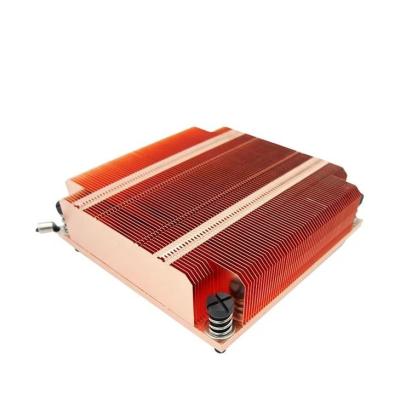 China 1100 Copper Fin Heat Sink Passivation RoHS Certificated For CPU GPU for sale
