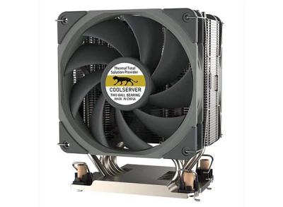 China Aluminum Tower Active Heat Sink 4U CPU Server Radiator With Heat Pipes for sale