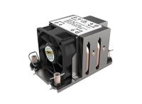 China Aluminum Zipper Fin 2U Server CPU Cooler With Heat Pipe For LGA4189 for sale