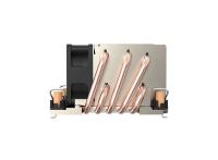 China LGA4189 Heat Pipe CPU Cooler Aluminum Zipper Fin With Fan for sale