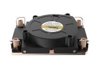 China LGA4189 1U Server CPU Cooler Copper Fin Vapour Chamber Heat Sink With Cooling Fan for sale