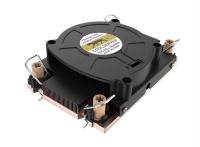 China LGA4189 1U Server CPU Cooler Copper Fin Vapour Chamber Heat Sink With Cooling Fan for sale