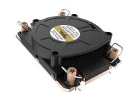 China LGA4189 1U Server CPU Cooler Copper Fin Vapour Chamber Heat Sink With Cooling Fan for sale