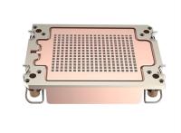 China ODM 1U Server CPU Heat Sink Copper Zipper Fin Vapor Chamber for sale