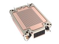 China ODM 1U Server CPU Heat Sink Copper Zipper Fin Vapor Chamber for sale