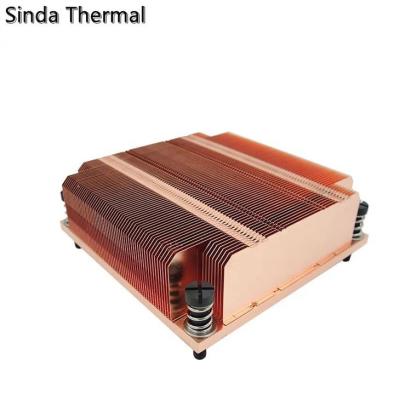 China Stamping Copper Heat Sink For Welding Passivation Finish Customized for sale