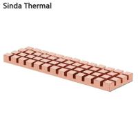 China Customized Pin Fin Heatsink / SSD Copper Heatsink For Electronic Applications for sale
