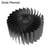China ODM Black Anodized Aluminum Heat Sinks For LED IGBT BGA CPU for sale
